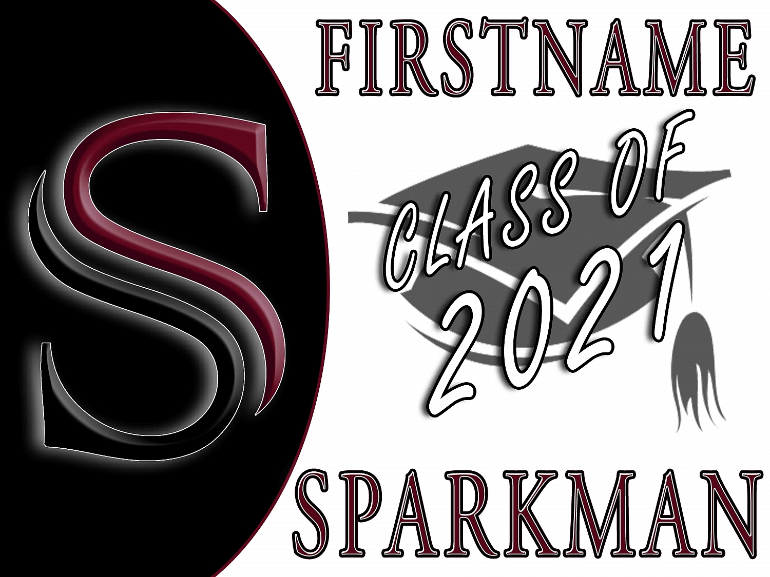 2020-21 SHS Yard Signs for Class of 2021 - Product Store - Shuttleman ...