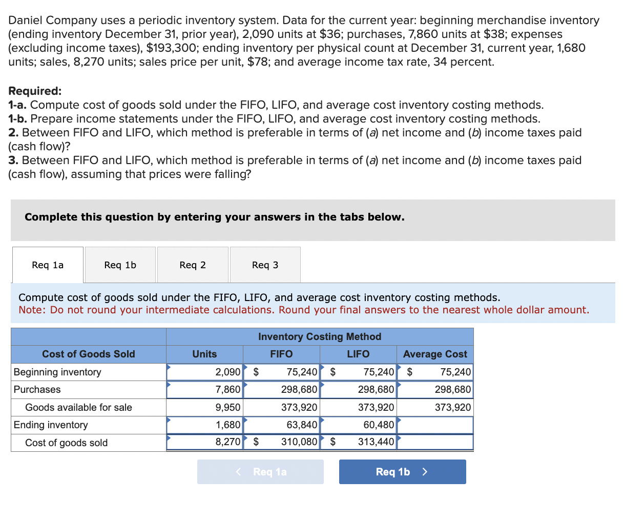 [Solved] Daniel Company uses a periodic inventory | SolutionInn