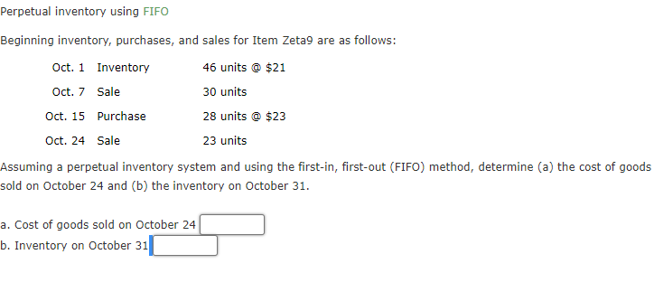 [Solved] Perpetual inventory using FIFO Beginning | SolutionInn