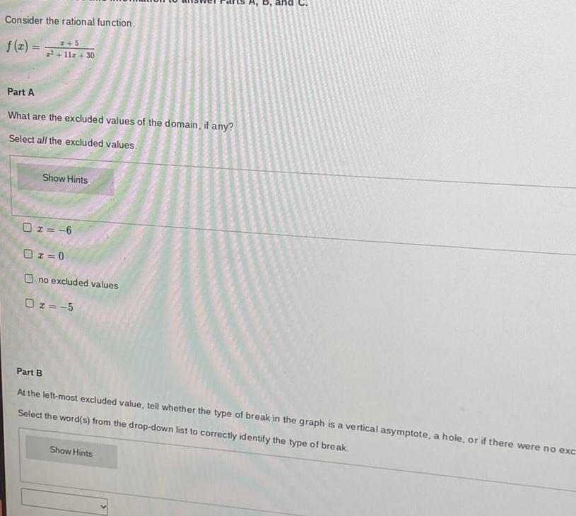 [Solved] Consider the rational function. f(x) = 2+ | SolutionInn