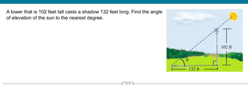[Solved] A tower that is 102 feet tall casts a sha | SolutionInn
