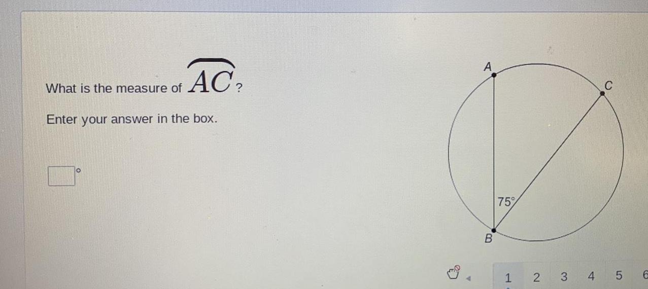 [SOLVED] What is the measure of AC Enter your answer in the | SolutionInn