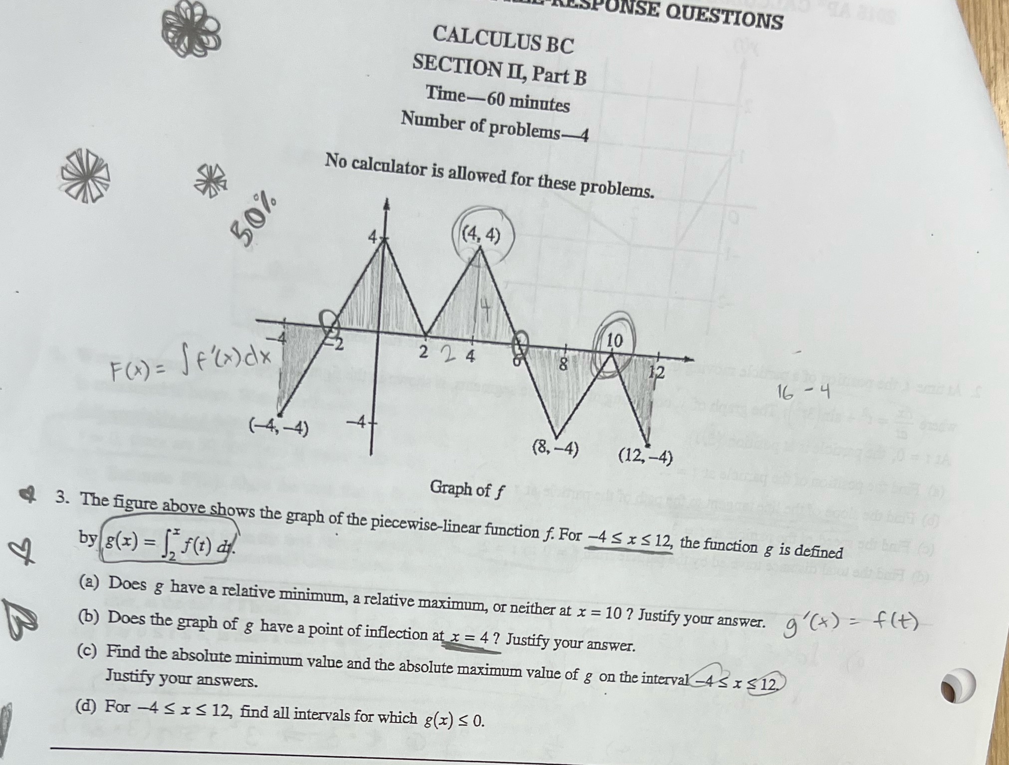 [SOLVED] Pls help SPONSE QUESTIONS CALCULUS BC SECTION II, Part B Time-60 | SolutionInn