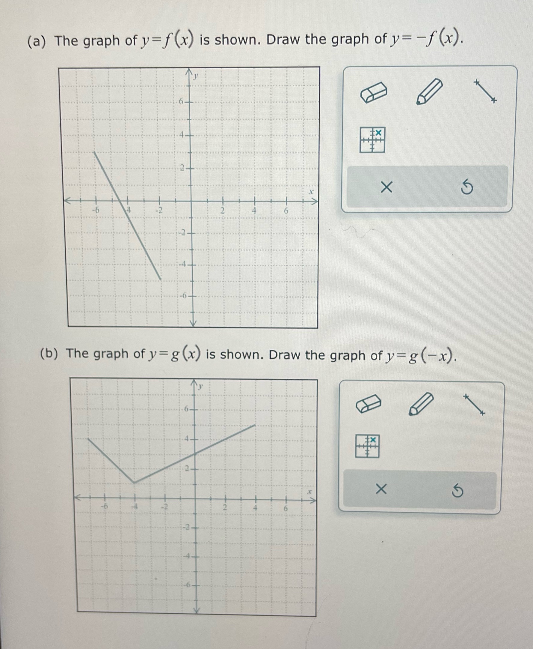 [SOLVED] (a) The graph of y= f (x) is shown. Draw the | SolutionInn