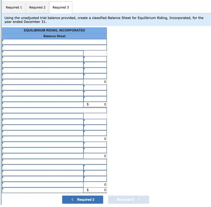 [SOLVED] Using the unadjusted trial balance provided, create a ...