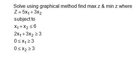 [Solved] Solve using graphical method find max z & | SolutionInn