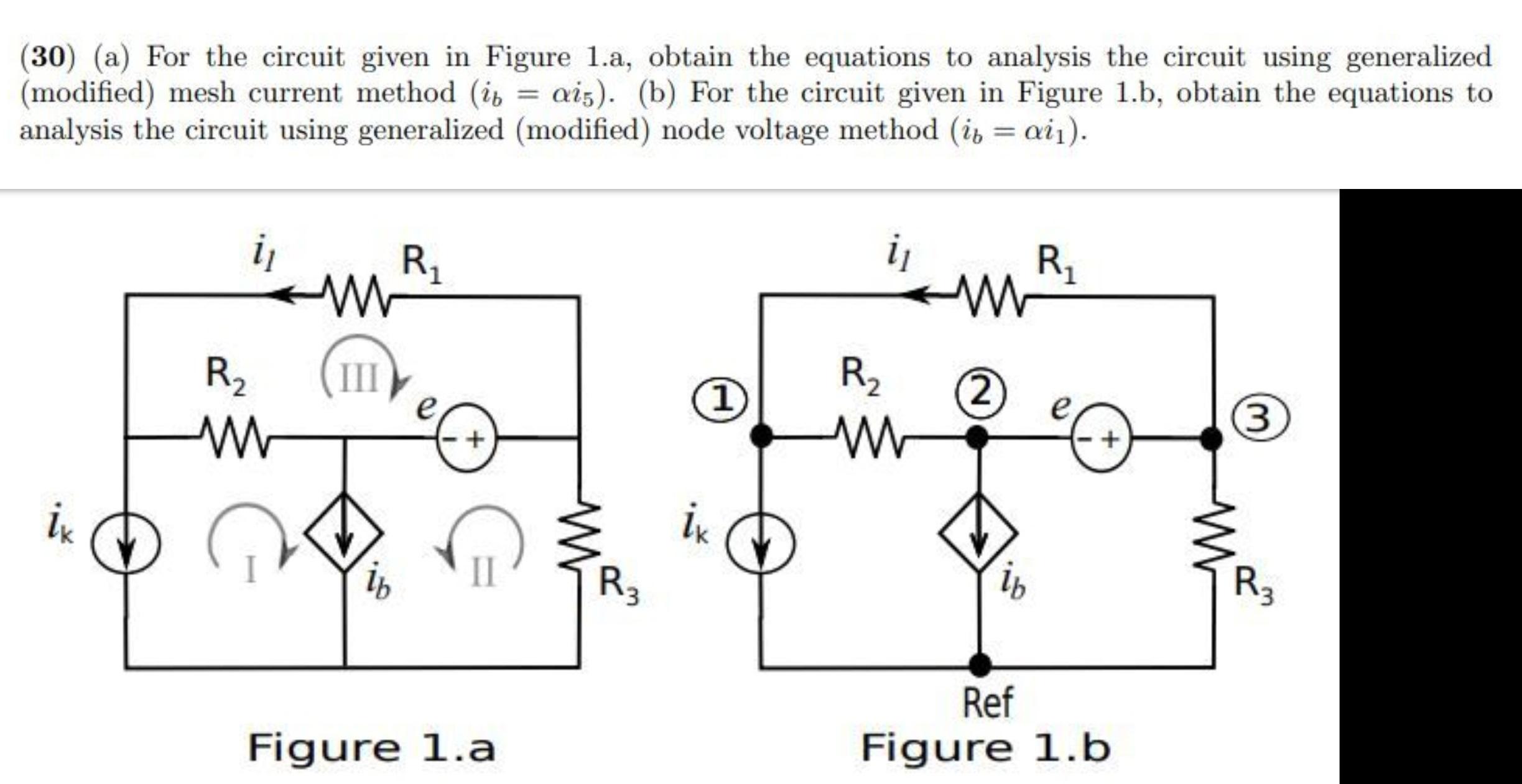 [Solved] (30) (a) For the circuit given in Figure | SolutionInn