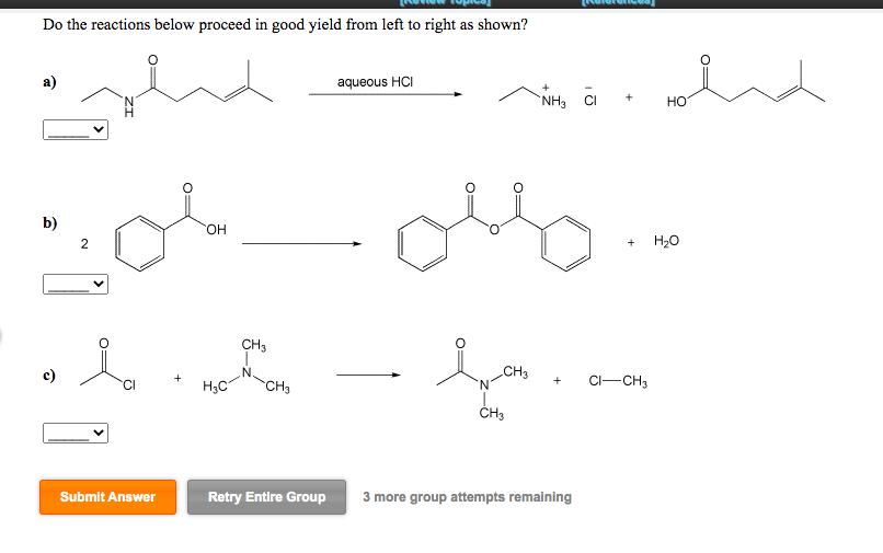 [Solved] Do the reactions below proceed in good yi | SolutionInn
