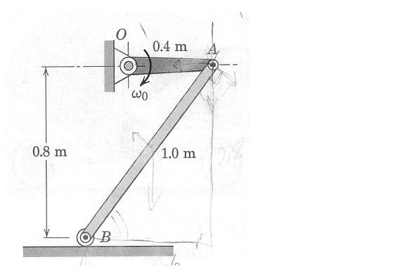 [Solved] The crank OA rotates in the vertical plan | SolutionInn