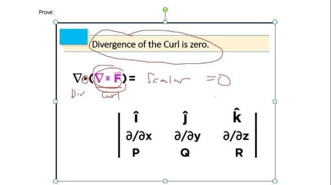 [Solved] Prove: Divergence of the Curl is zero. Vo | SolutionInn