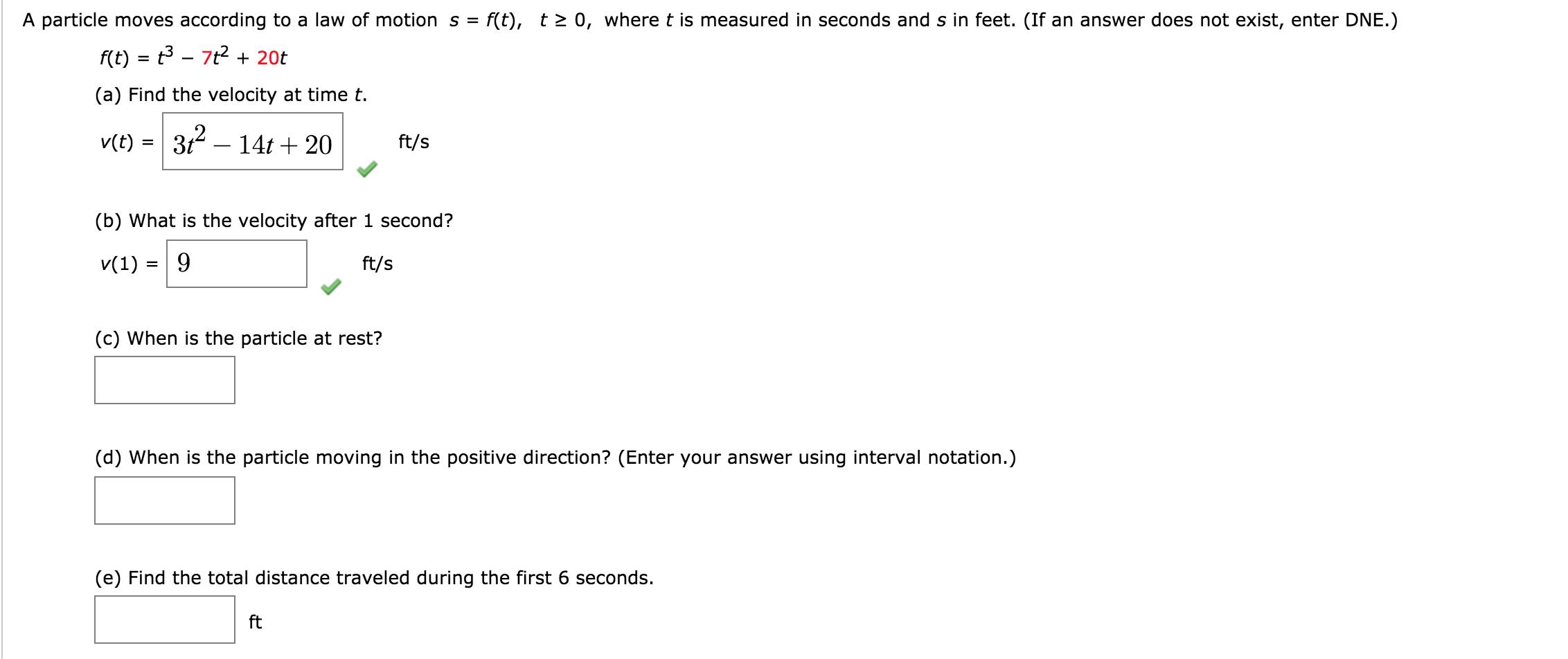 [Solved] A particle moves according to a law of mo | SolutionInn