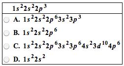 [Solved] Identify the outer electron configuration | SolutionInn