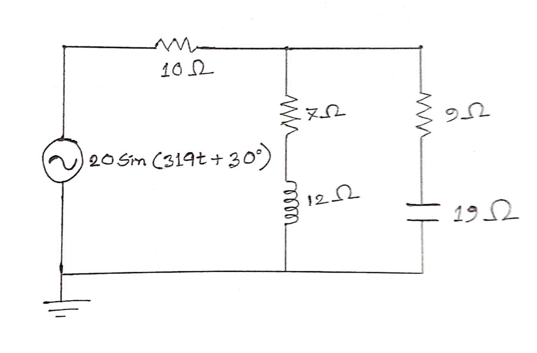 [Solved] For the circuit given, (i) verify Kirchho | SolutionInn