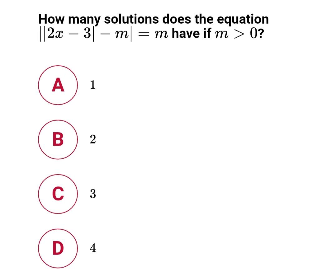  Solved How Many Solutions Does The Equation 2x SolutionInn