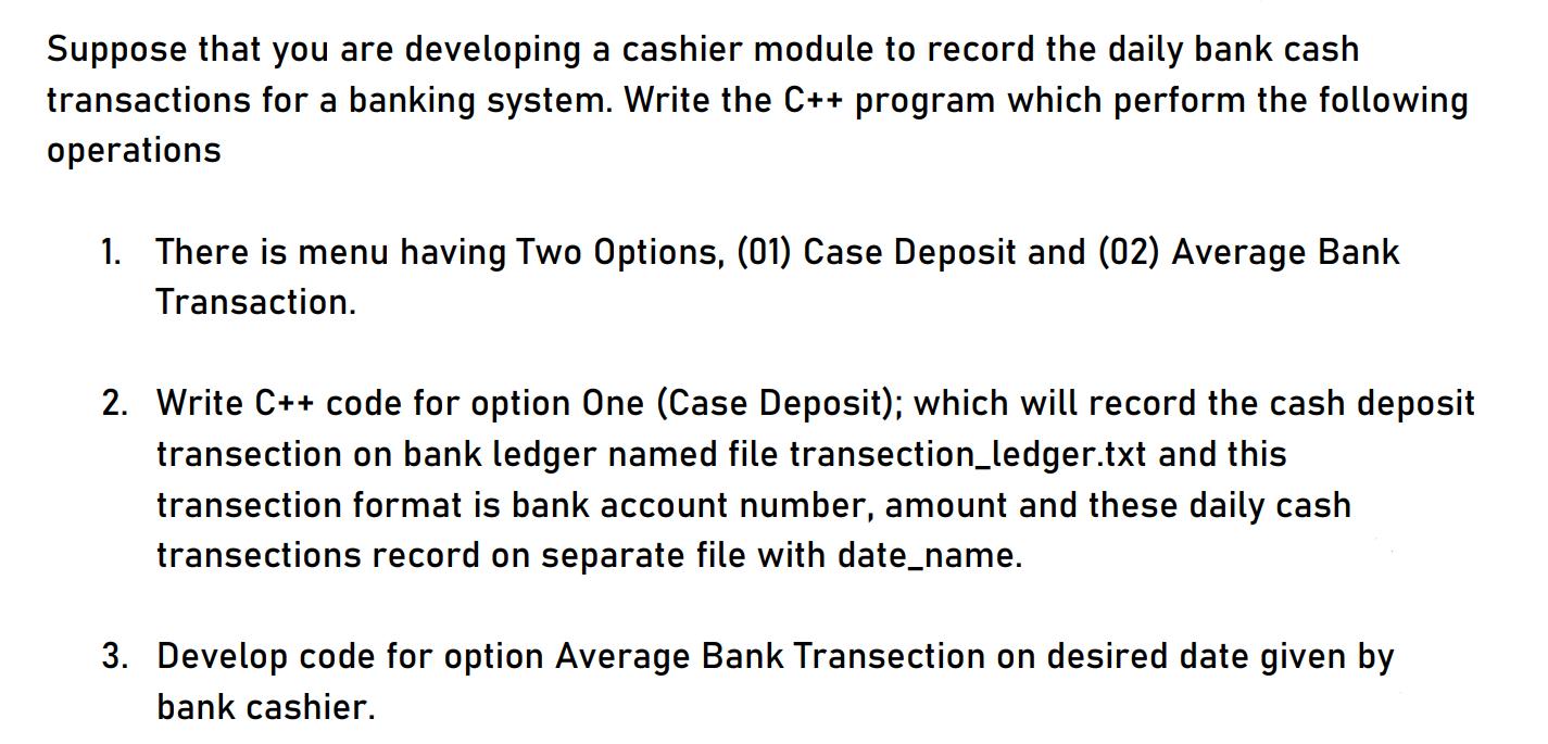 [Solved] Suppose that you are developing a cashier | SolutionInn