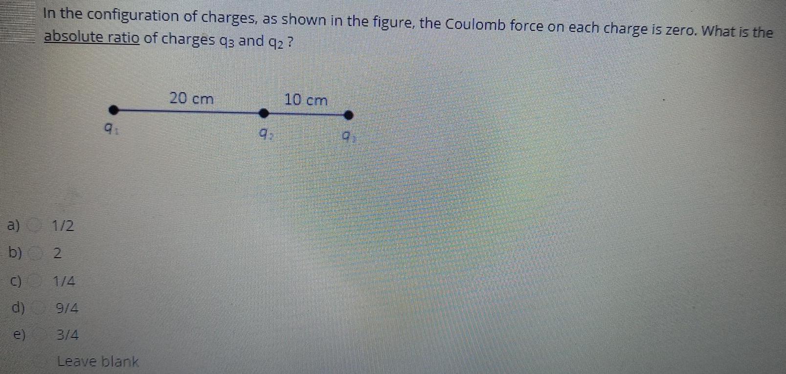 [Solved] In the configuration of charges, as shown | SolutionInn