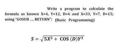 [Solved] Write a program to calculate the formula | SolutionInn