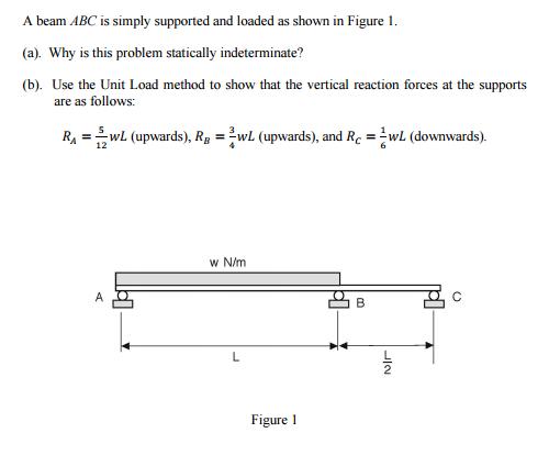 [Solved] A beam ABC is simply supported and loaded | SolutionInn