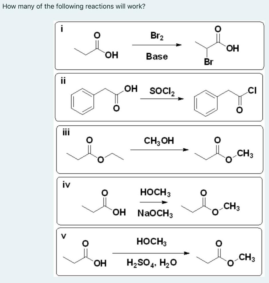 [Solved] How many of the following reactions will | SolutionInn