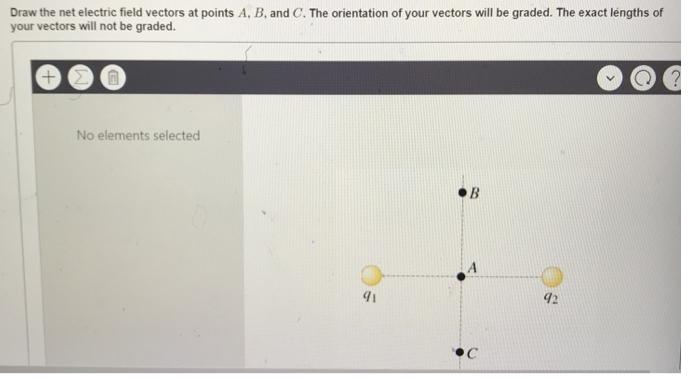 [Solved] Draw the net electric field vectors at po | SolutionInn