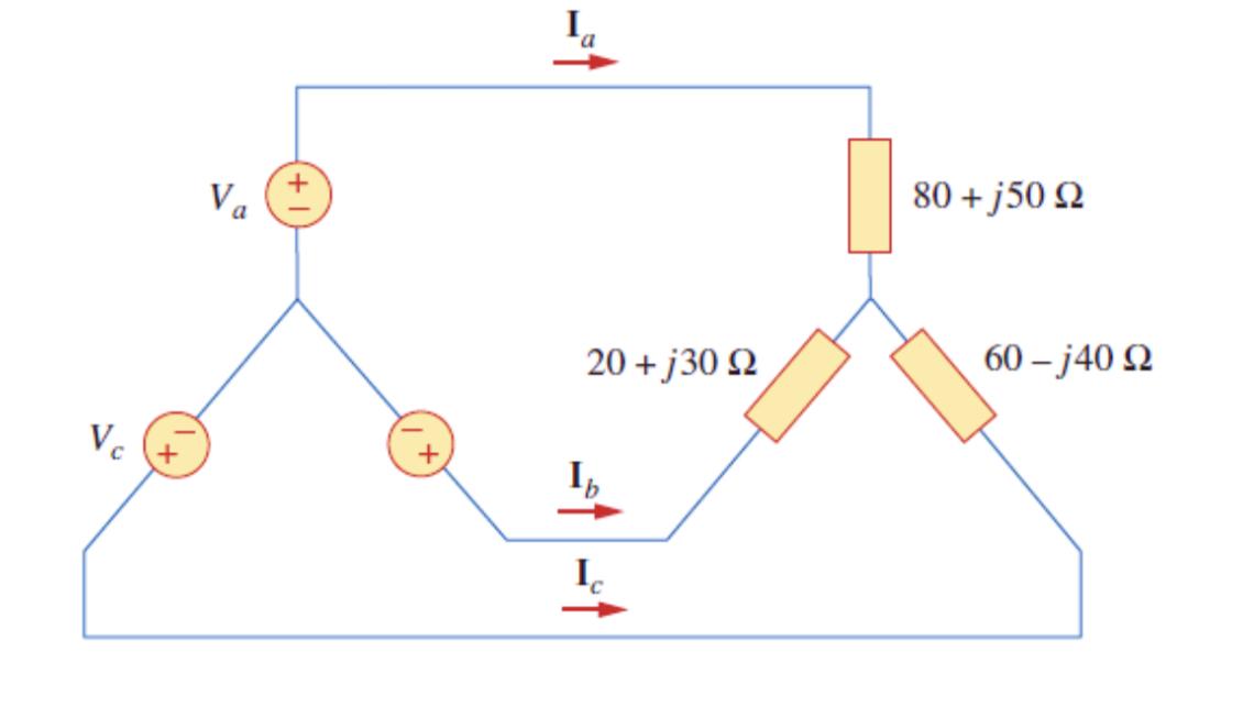 [Solved] For the unbalanced Wye-Wye (Y-Y) circuit | SolutionInn