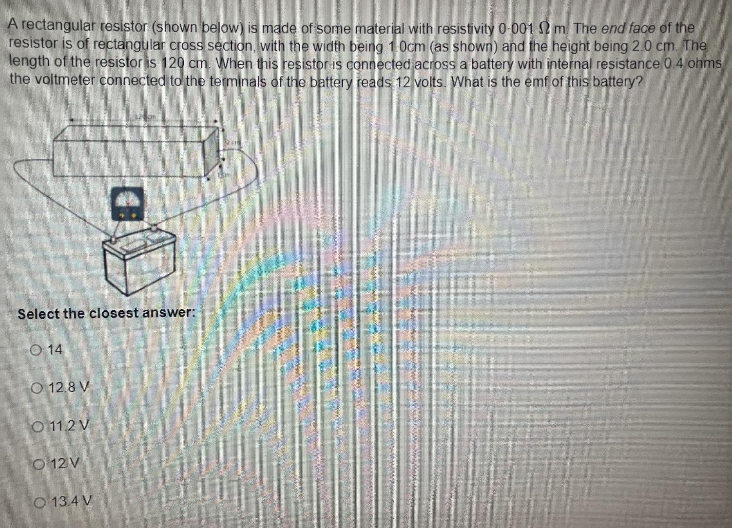[Solved] A rectangular resistor (shown below) is m | SolutionInn