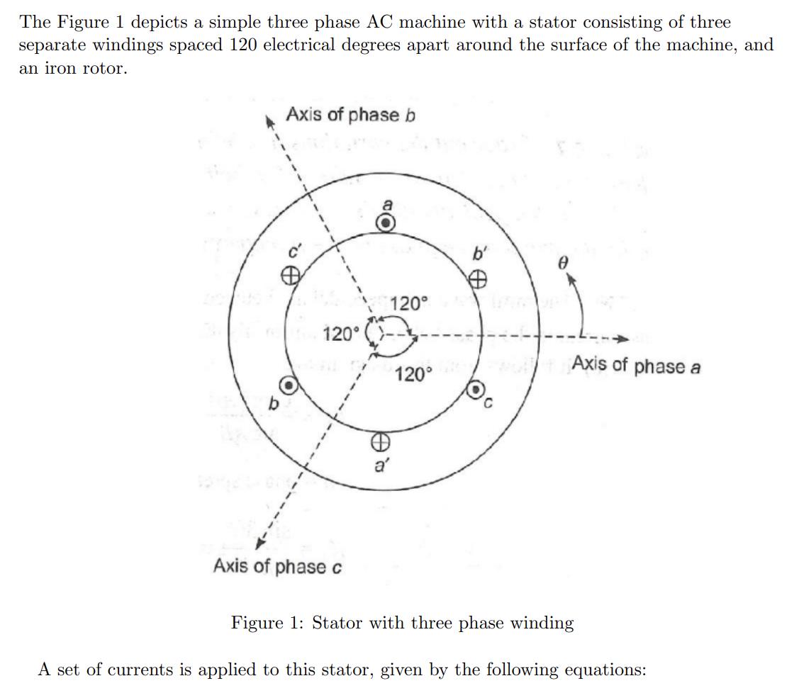 [Solved] The Figure 1 depicts a simple three phase | SolutionInn
