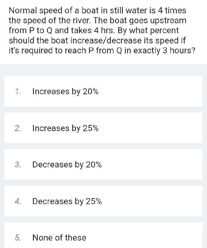 [Solved] Normal speed of a boat in still water is | SolutionInn