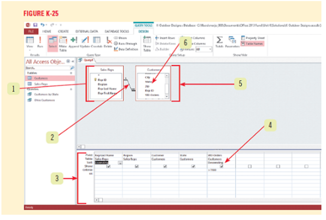 [Solved] Label the elements of the Access window s | SolutionInn