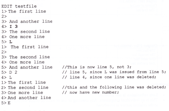 [Solved] Write a simple line editor. Keep the enti | SolutionInn