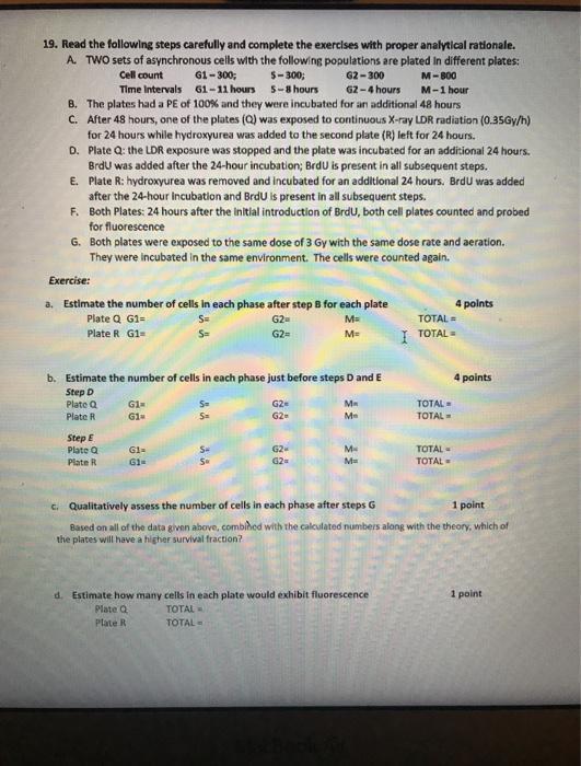 [Solved] 19. Read the following steps carefully an | SolutionInn