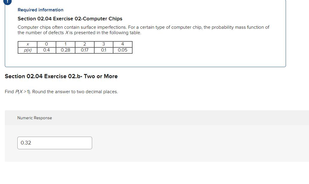 [Solved] Required information Section 02.04 Exerci | SolutionInn