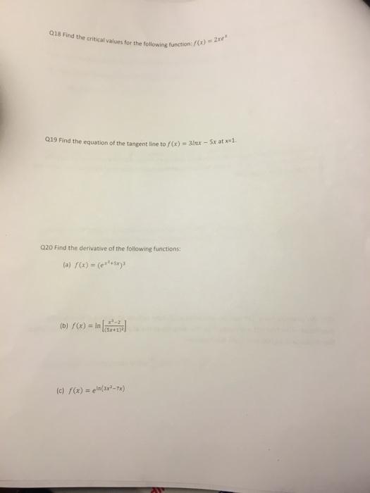 [Solved] Q18 Find the critical values for the foll | SolutionInn