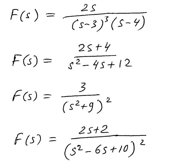 [Solved] F(s): F(s) = = F(s) = F(s) 25 (5-3) (5-4) | SolutionInn