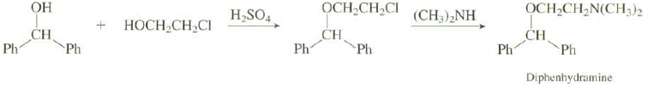 [Solved] Another Diphenhydramine synthesis is show | SolutionInn