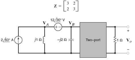 [Solved] Determine the output voltage Vo in the ne | SolutionInn