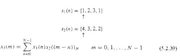 [Solved] Determine the circular convolution of the | SolutionInn