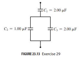 [Solved] (a) Find the equivalent capacitance of th | SolutionInn