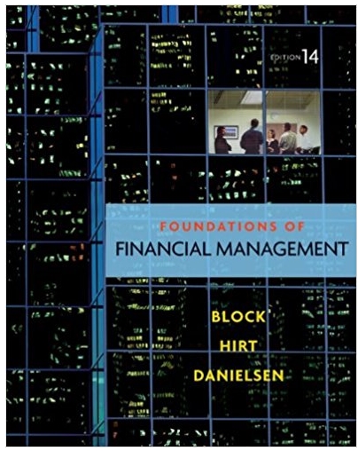Textbook Foundations of Financial Management - 14th edition ...