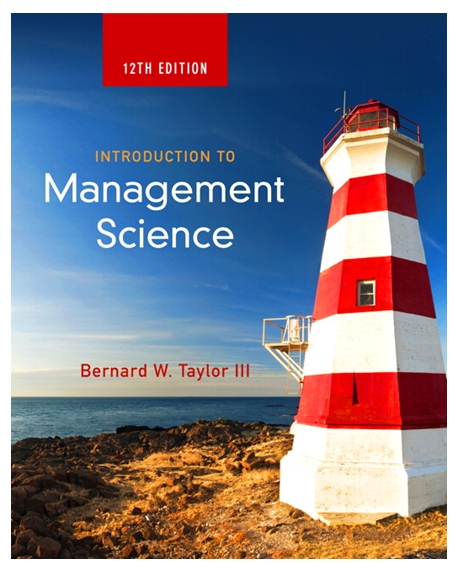 Textbook Introduction to Management Science - 12th edition ...
