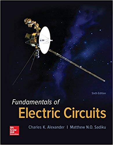 Textbook Fundamentals of Electric Circuits - 6th edition | SolutionInn ...