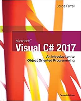 Microsoft Visual C# An Introduction to Object-Oriented Programming ...