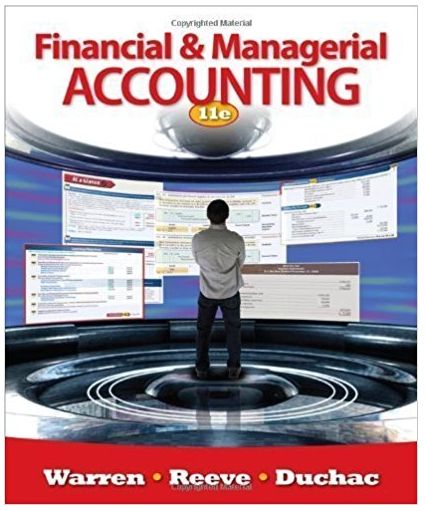 Textbook Financial and Managerial Accounting - 3rd Edition ...