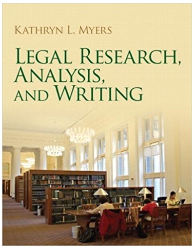 Legal Research Analysis and Writing - 4th edition | SolutionInn ...