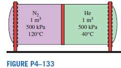 [Solved] Consider a well-insulated horizontal rigid cylinder that is divided in | SolutionInn