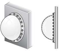 [Solved] A hemispherical window (or viewport) in a decompression ...