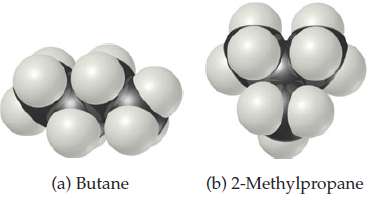 [Solved] Butane and 2-methylpropane, whose space-f | SolutionInn