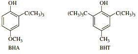 [Solved] The antioxidants BHA and BHT are commonly | SolutionInn