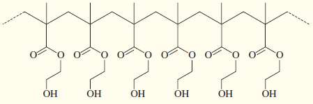 [Solved] The strongly hydrophilic polymer shown be | SolutionInn