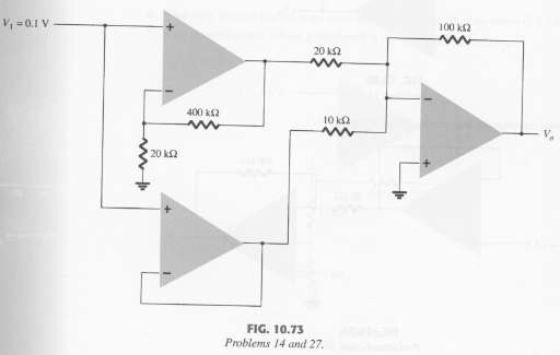 [Solved] Calculate the output voltage, Vo, in the | SolutionInn
